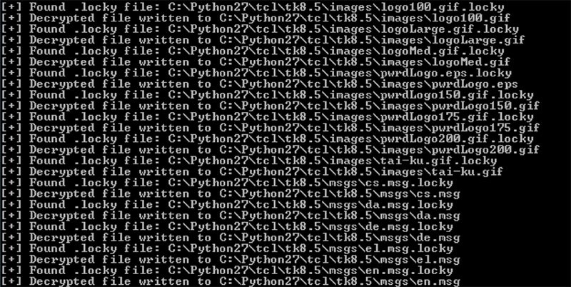 Decrypter for Locky-mimicking PowerWare ransomware released - Help Net ...