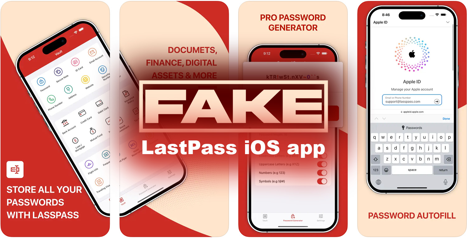 LassPass is not LastPass: Fraudulent app on Apple App Store - Help Net ...