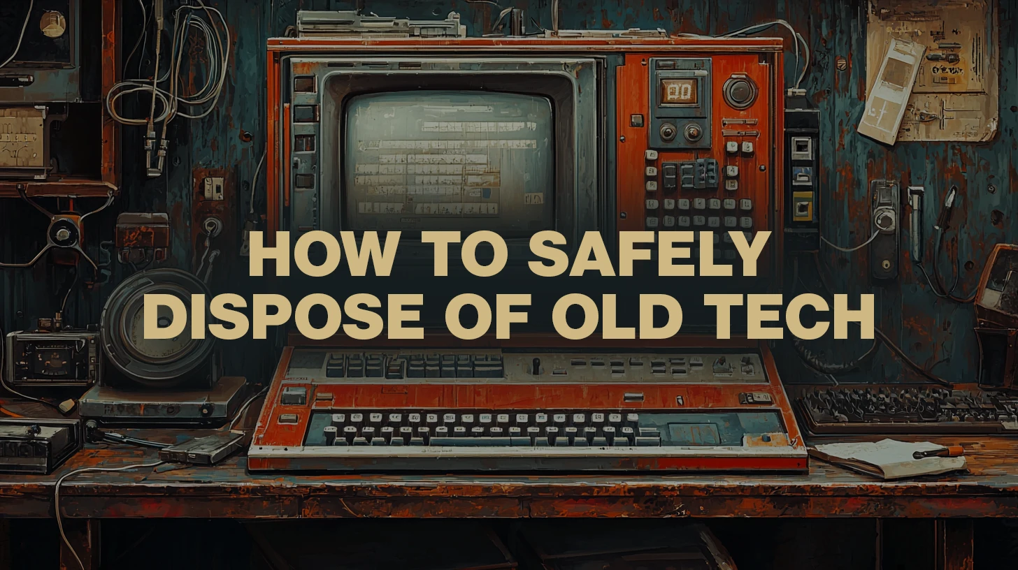 How to safely dispose of old tech without leaving a security risk ...
